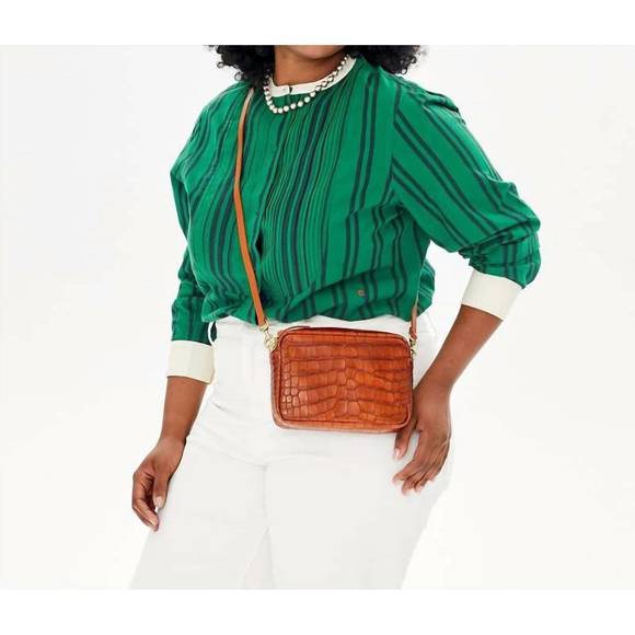 Clare V. | Bags | New Clare V Midi Sac Bag In Cuoio Autumn Crocco ...